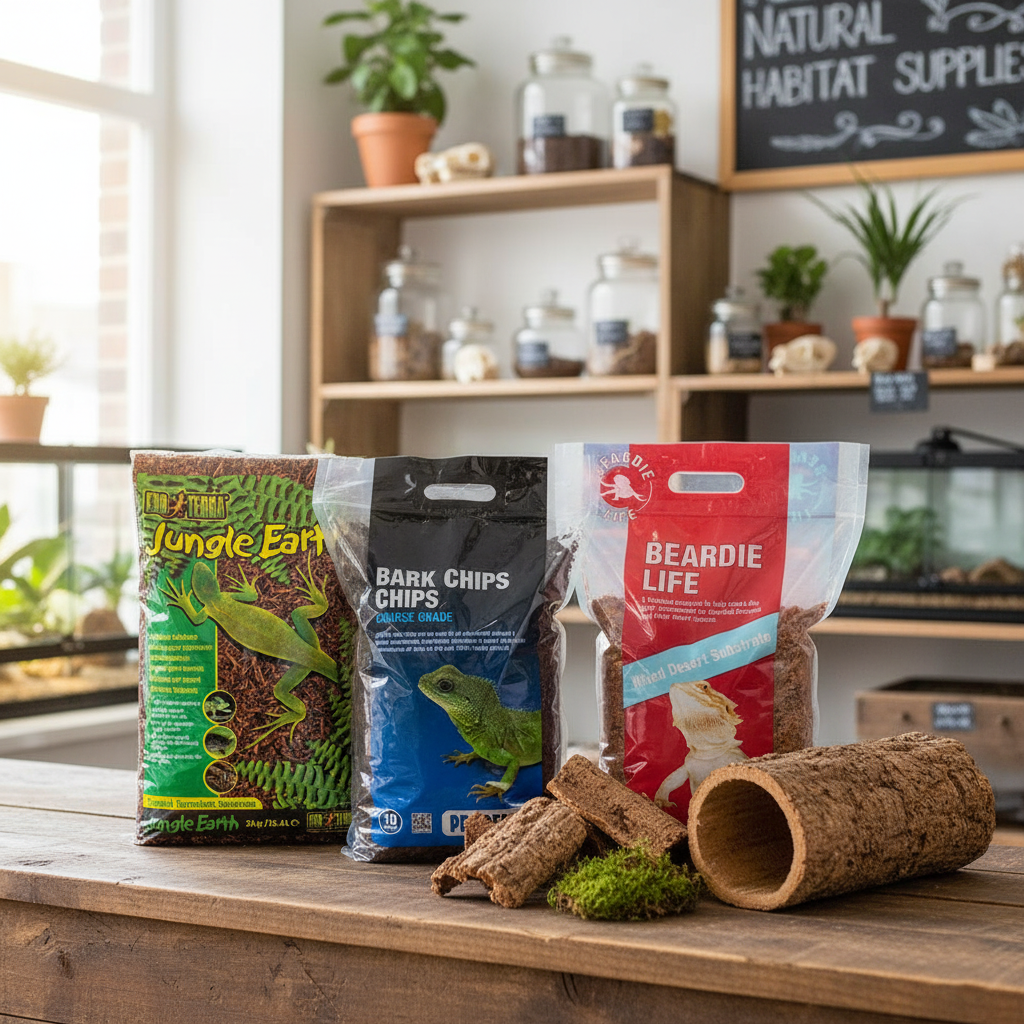 Reptile Substrates: Safe Bedding & Habitat Flooring – Fur and Feathers