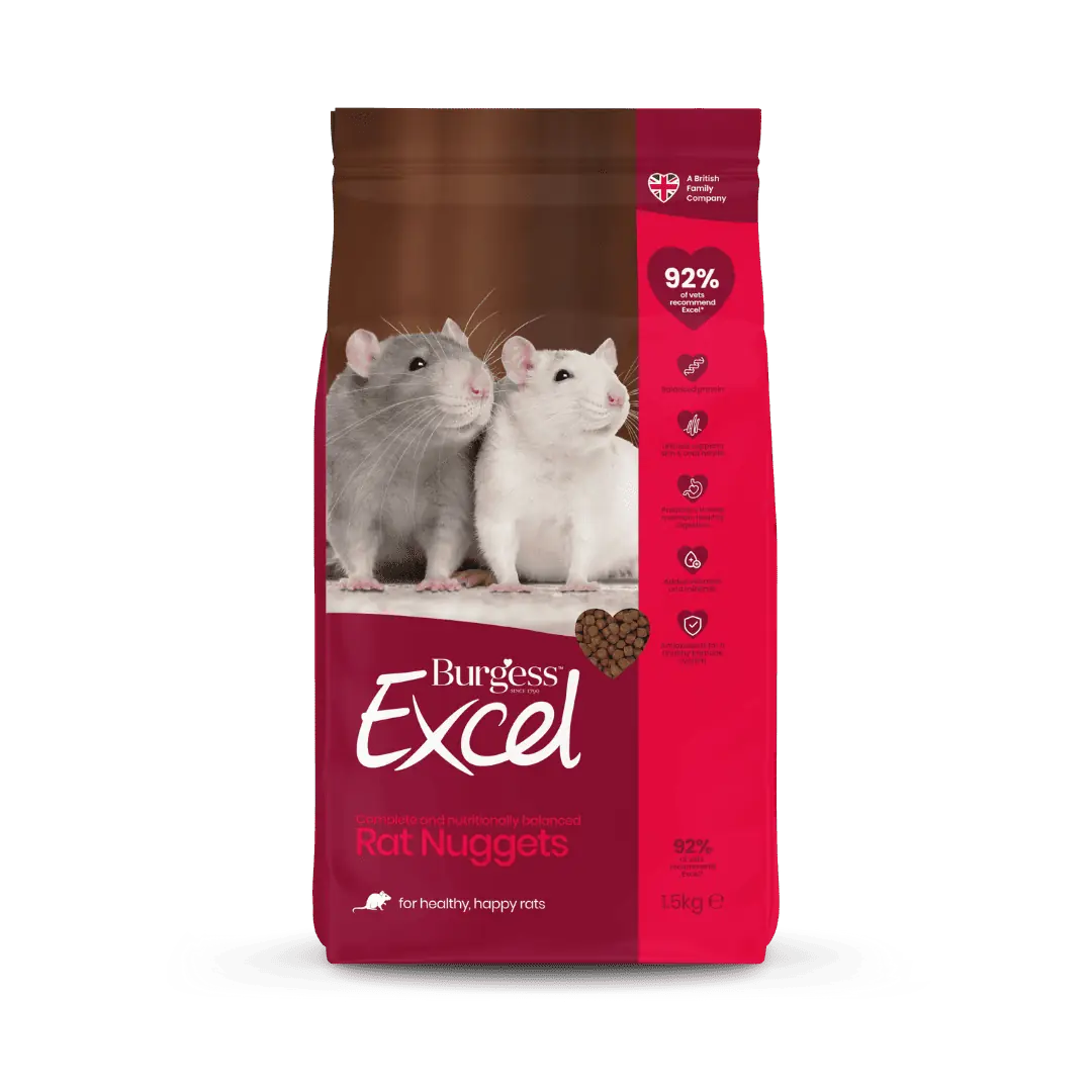 Burgess Excel Rat Nuggets – Fur and Feathers